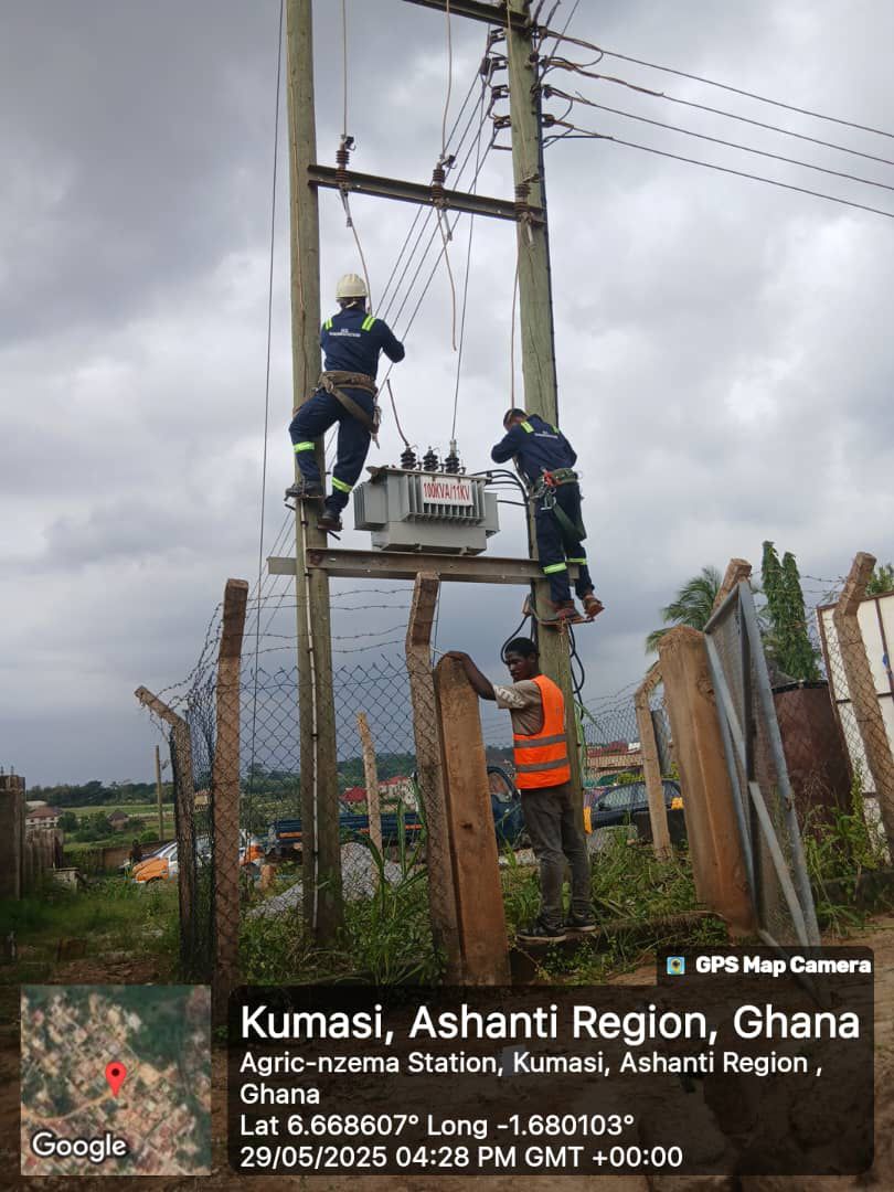 ECG UPGRADES 50kVA TRANSFORMER TO 100kVA AT KROMOASE – ECG | Blog