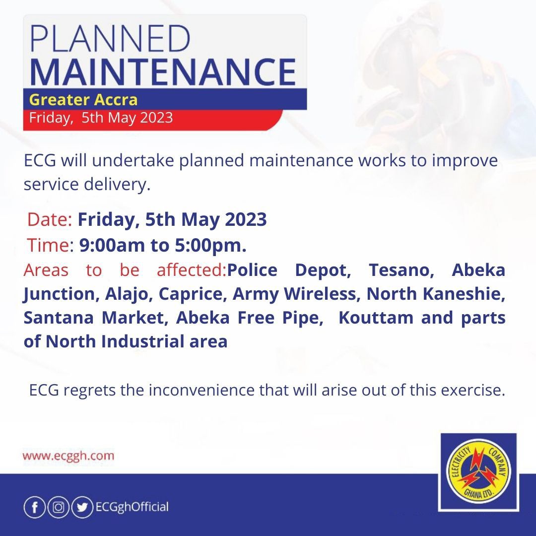 Electricity Company of Ghana Ltd - Current Status - Accra East